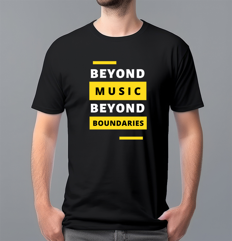 DJ EDM Beyond Music Beyond Boundaries T-Shirt, Casual Clothes, 100% ...